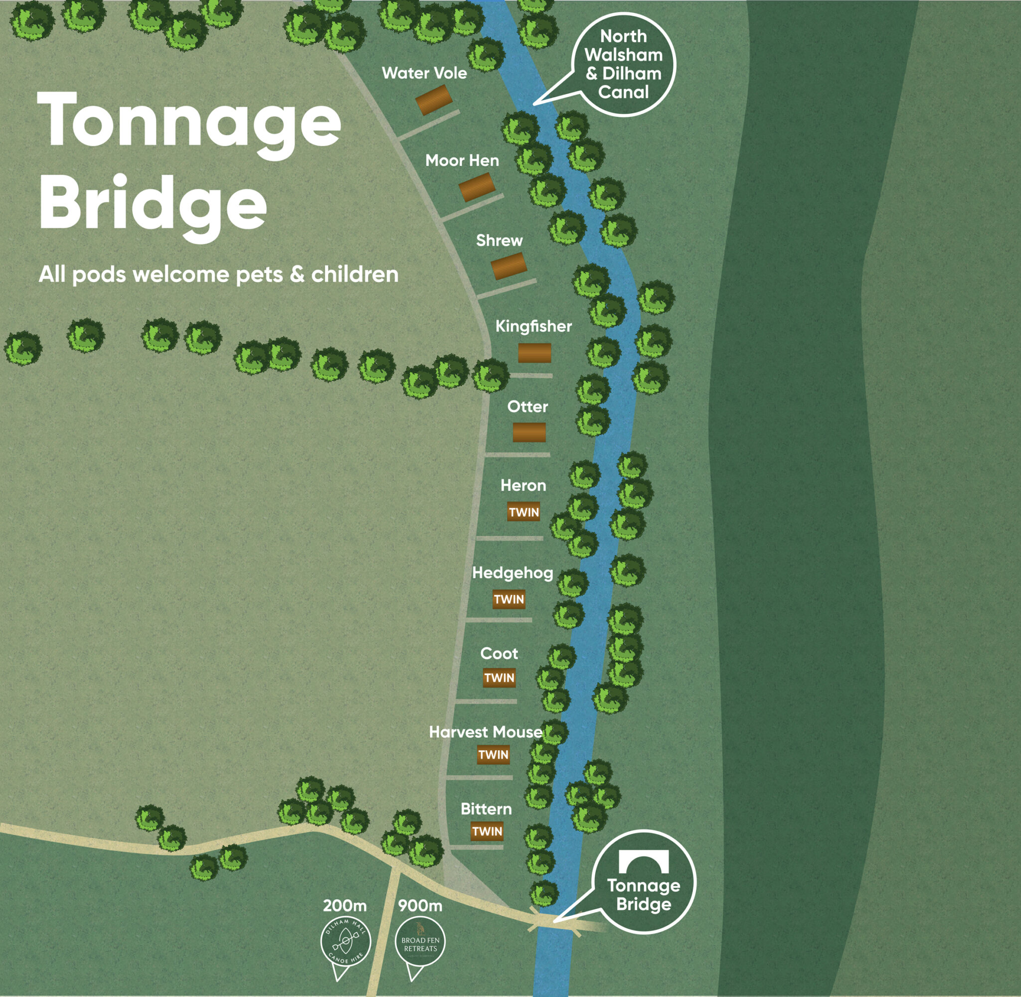 Luxury Waterside Glamping - Dilham Hall Retreats